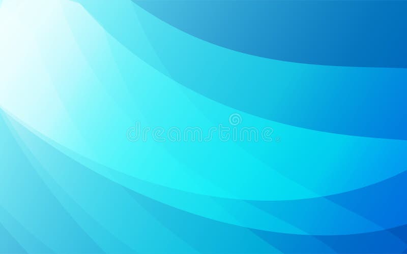 Blue Abstract Background with Wave and Shapes. Blue Gradient Shapes ...