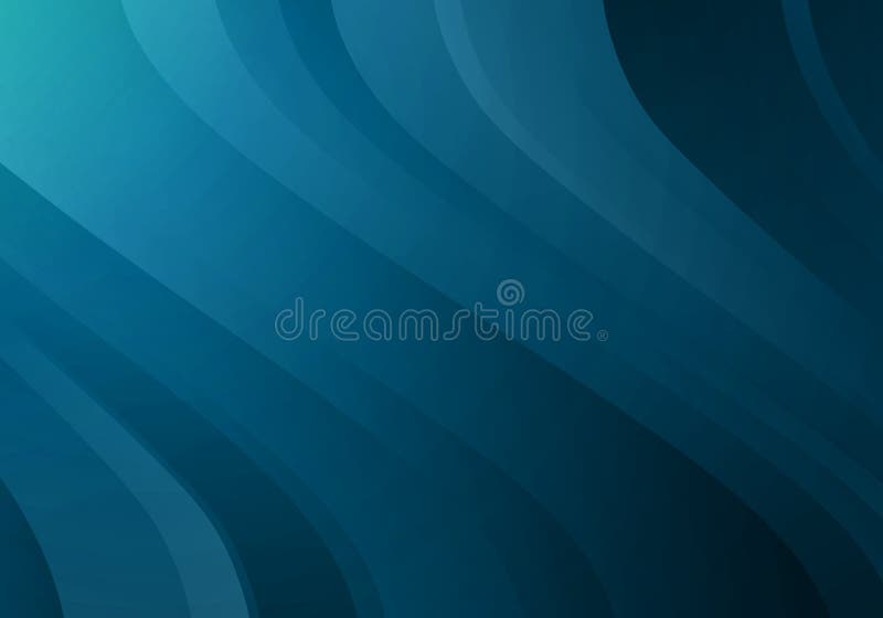 Blue Abstract Background with Waves. Vector Minimal Pattern Stock ...