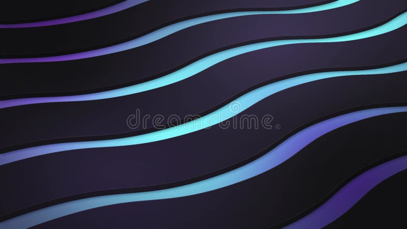 Blue Abstract Background with Wavy Pattern 4K Stock Footage - Video of ...