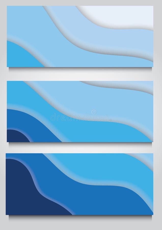 Blue abstract banner stock illustration. Illustration of pattern ...