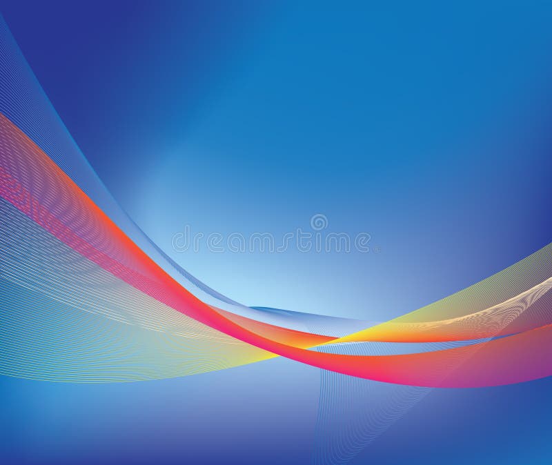 Blue abstract bright stock vector. Illustration of lines - 9172879