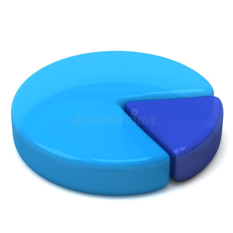 3d pie chart stock illustration. Illustration of white - 11719277