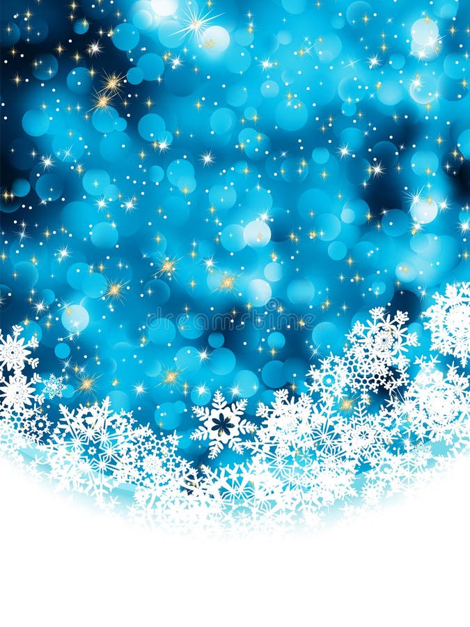 Blue Abstract Christmas with Snowflake. EPS 8 Stock Vector ...