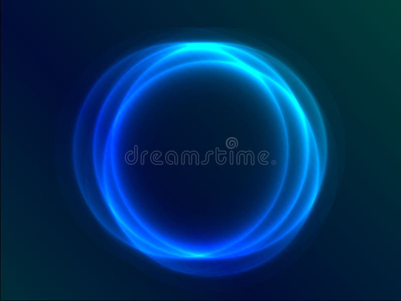 Blue abstract circle. stock illustration. Illustration of stylish ...