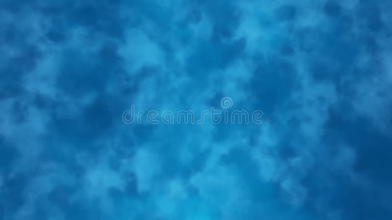 Blue Abstract Cloud Motion Background Moving through Camera Stock ...