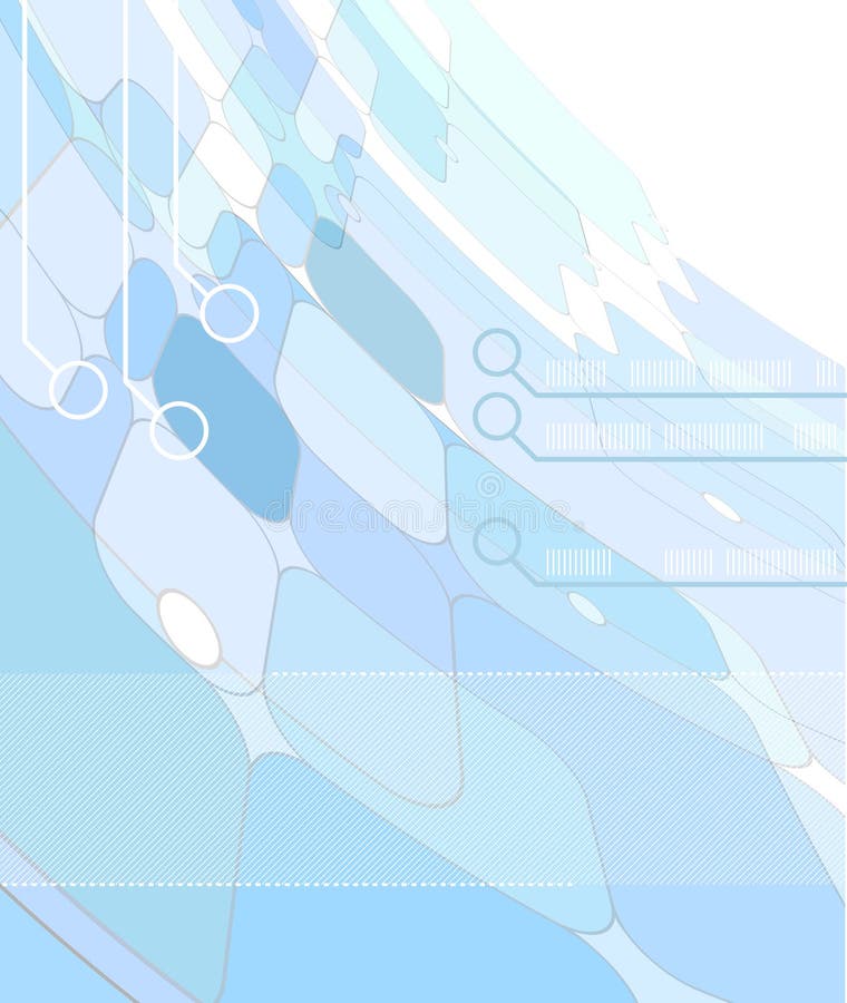 Blue abstract composition stock illustration. Illustration of clean ...