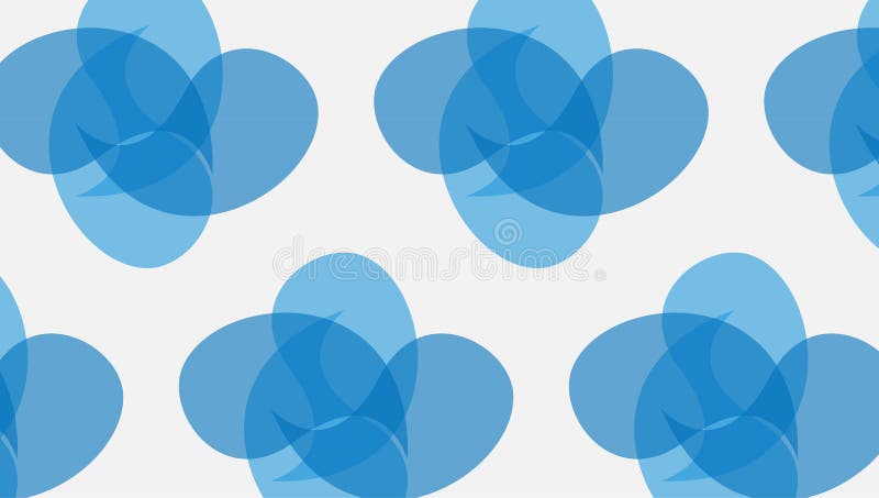 Blue Abstract Curve Shapes Pattern Stock Vector - Illustration of cloth ...