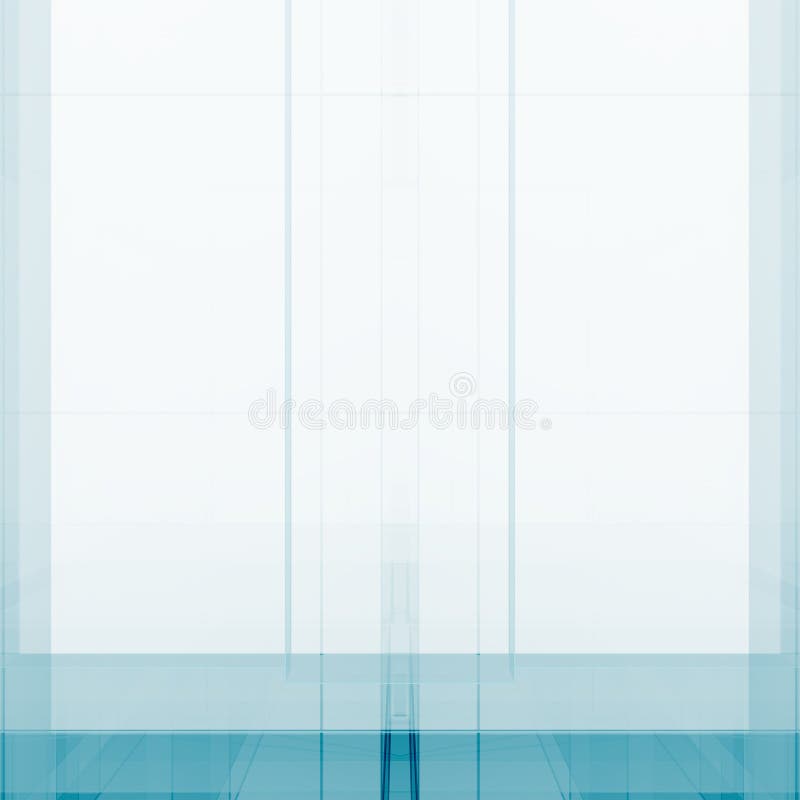 Blue Abstract Design 3D Rendering Stock Illustration - Illustration of ...