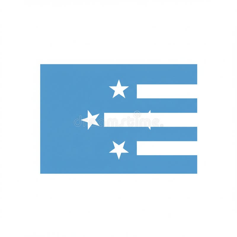 Blue Abstract Design Featuring a Rectangle Divided into Vertical and ...