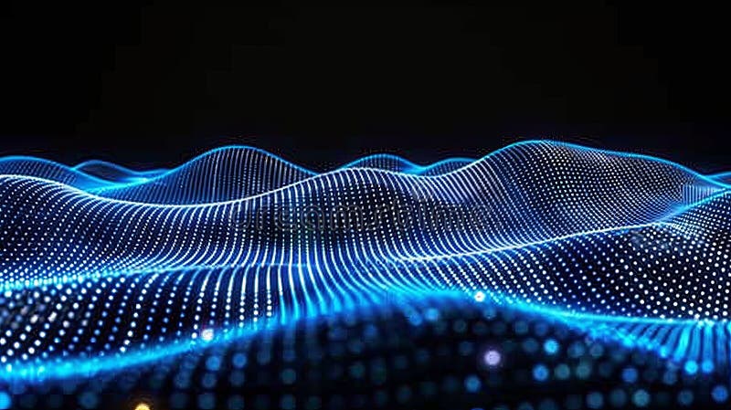 Blue Abstract Design with Modern Aesthetic and Intricate Patterns for ...