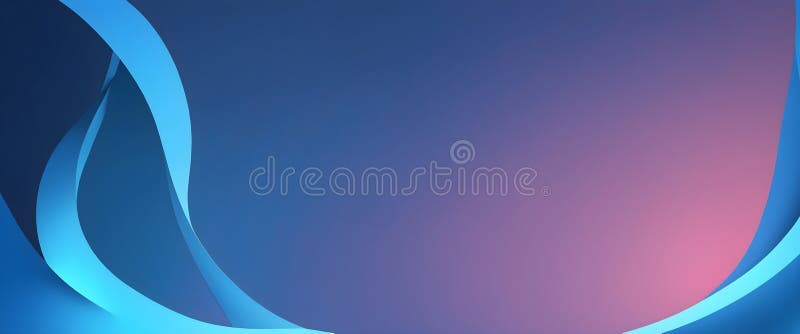 Blue Abstract Elegant Panoramic Background Design Stock Illustration ...