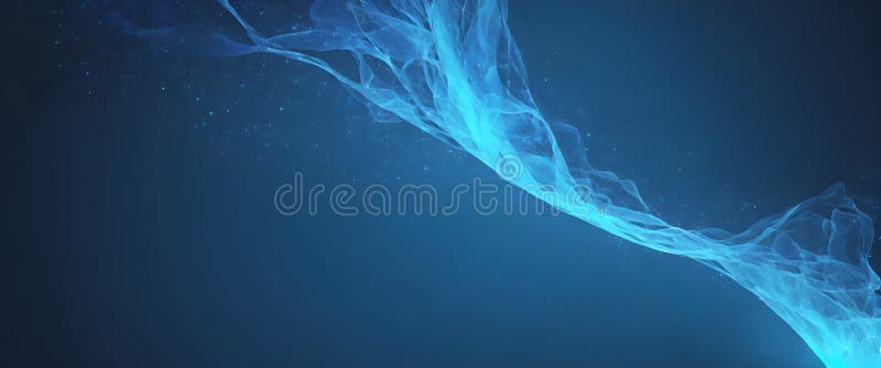 Blue Abstract Elegant Panoramic Background Design Stock Illustration ...