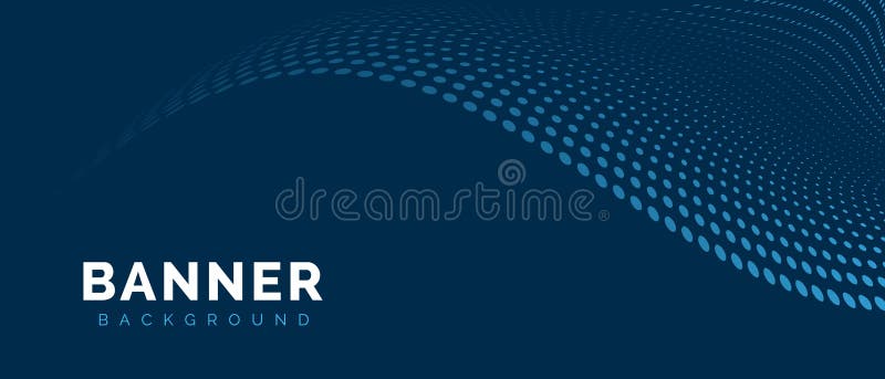 Blue Abstract Flowing Swirl Geometric Technology Banner Background ...