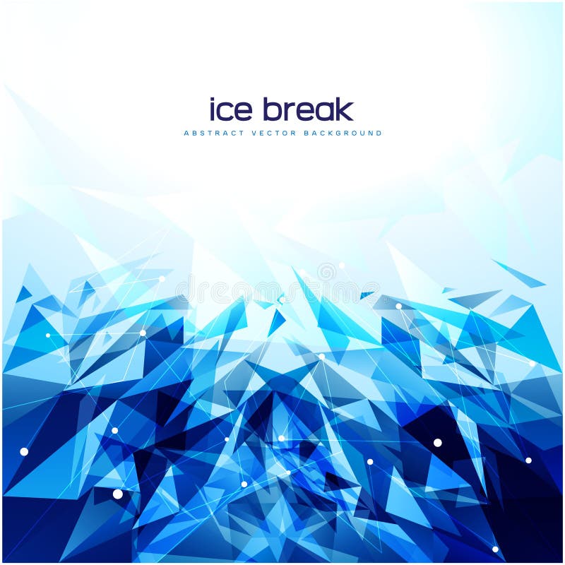 Blue Abstract Fragment Background Design Stock Illustration ...