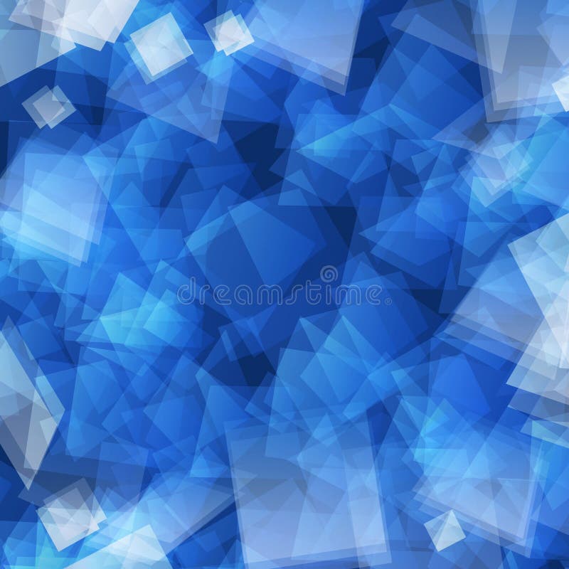 Blue Abstract Geometric Background Stock Illustration - Illustration of ...