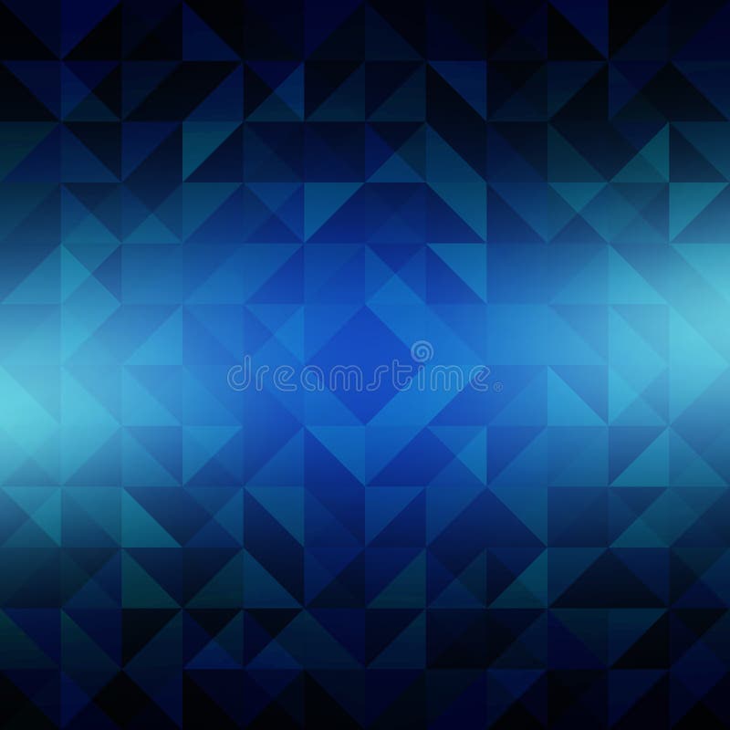 Blue Abstract Geometric Background Stock Vector - Illustration of ...