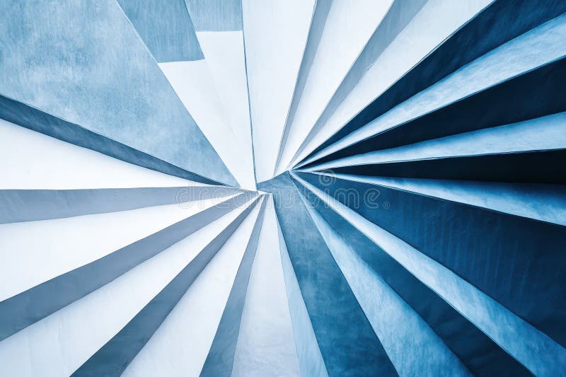 Blue Abstract Geometric Design Stock Photo - Image of contemporary ...