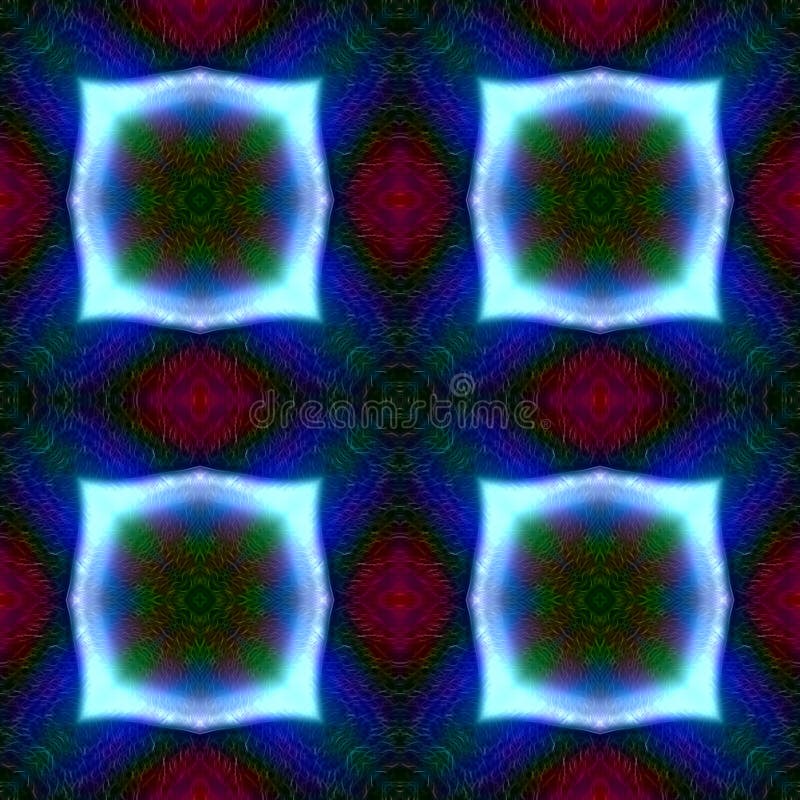 Blue Abstract Geometric Pattern, Seamless Pattern - Music. Repeat ...