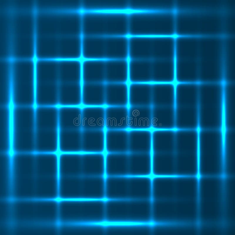 Blue Abstract Glowing Background Stock Vector - Illustration of color ...