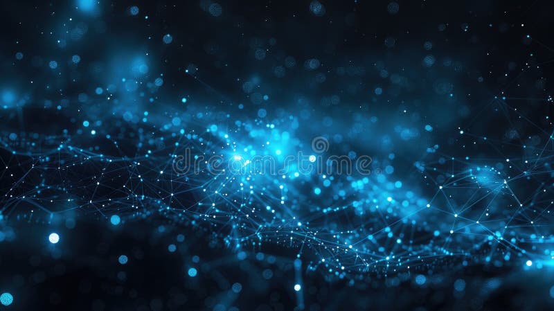 Blue Abstract Glowing Futuristic Neural Network Artificial Intelligence ... Blue Abstract Glowing Futuristic Neural Network Artificial Intelligence ...