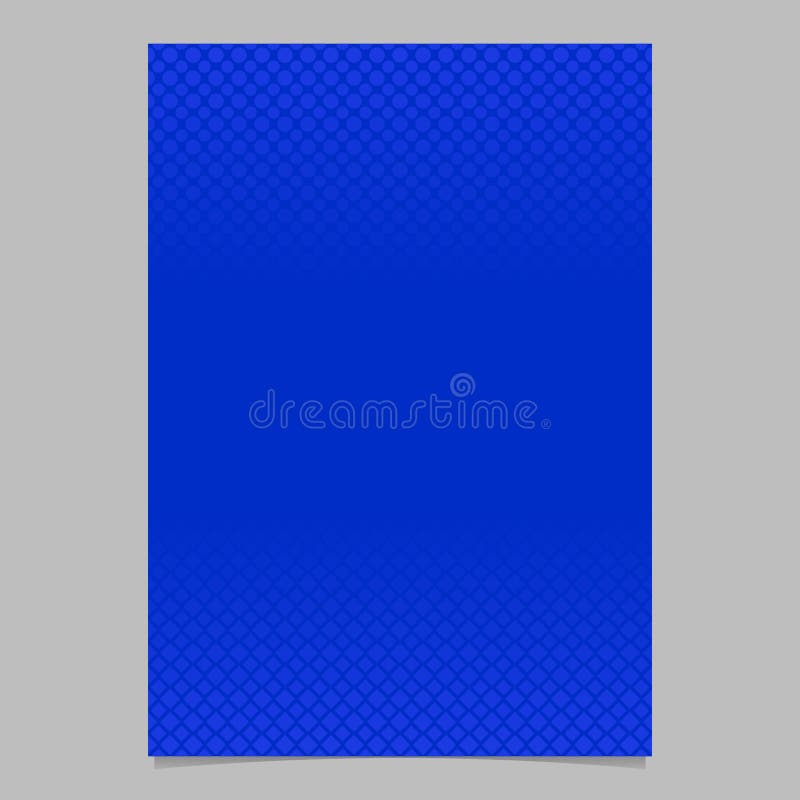 Blue Abstract Halftone Dot and Square Pattern Brochure Background Stock ...