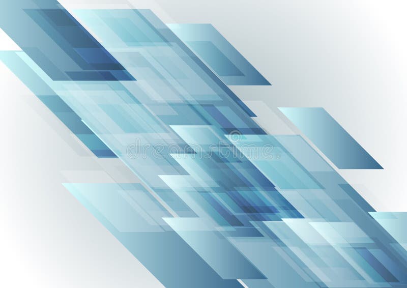 Blue Abstract Hi-tech Shapes Vector Pattern Design Stock Vector ...