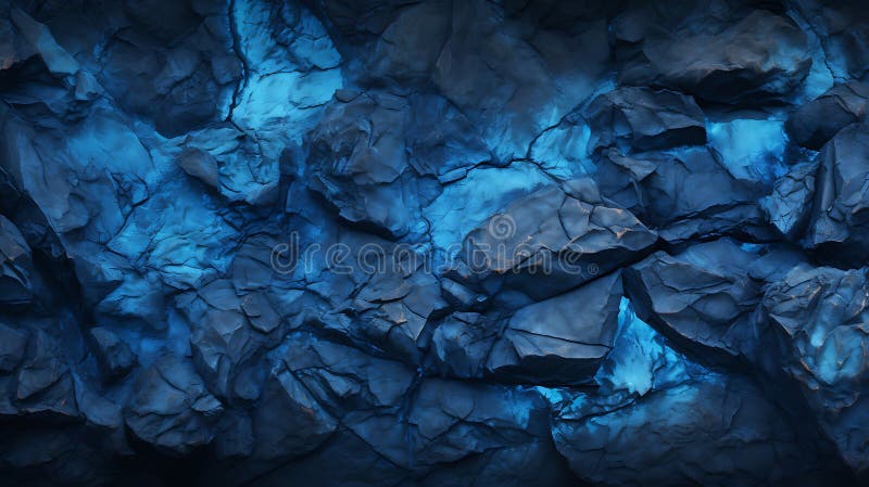 Blue Abstract Lava Stone Texture Background, Unique and Captivating ...