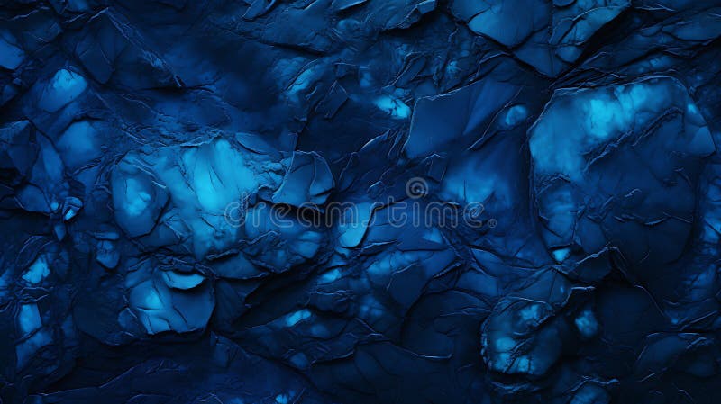 Blue Abstract Lava Stone Texture Background, Unique and Captivating ...