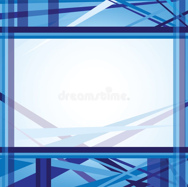 Blue Abstract Line Background Template Stock Vector - Illustration of ...