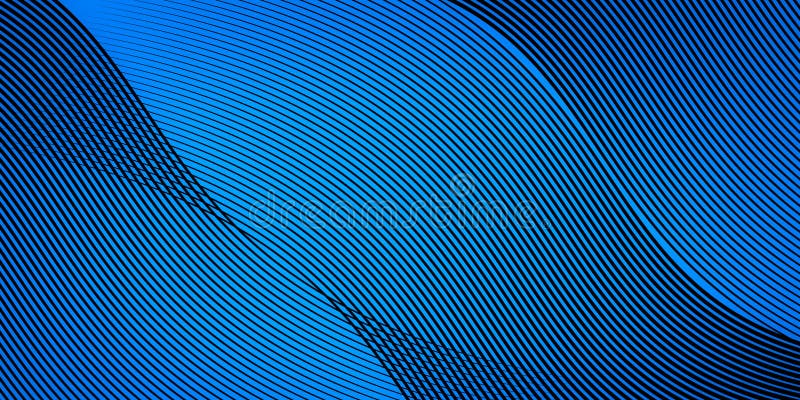 Blue Abstract Lines Wave Pattern Background Texture Stock Illustration ...