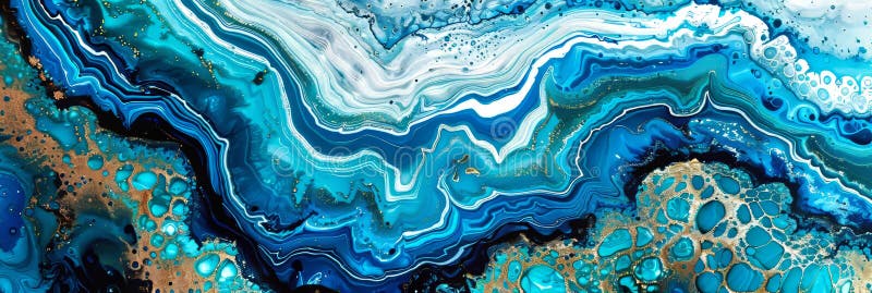 Blue Abstract Liquid Grunge Texture Paint Background with Artistic ...