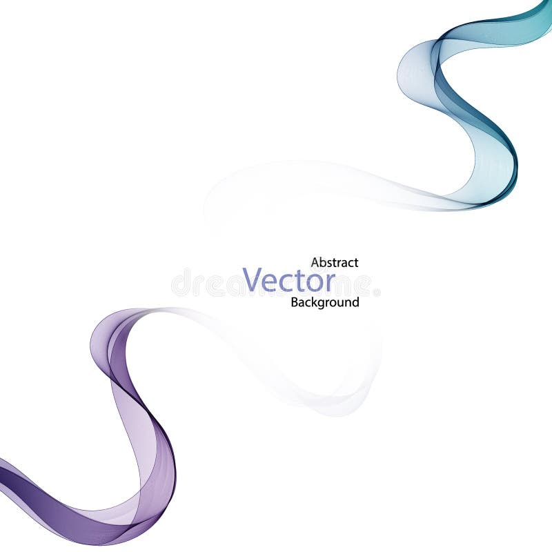 Blue Abstract Modern Wave. Design Element. Eps 10 Stock Illustration ...