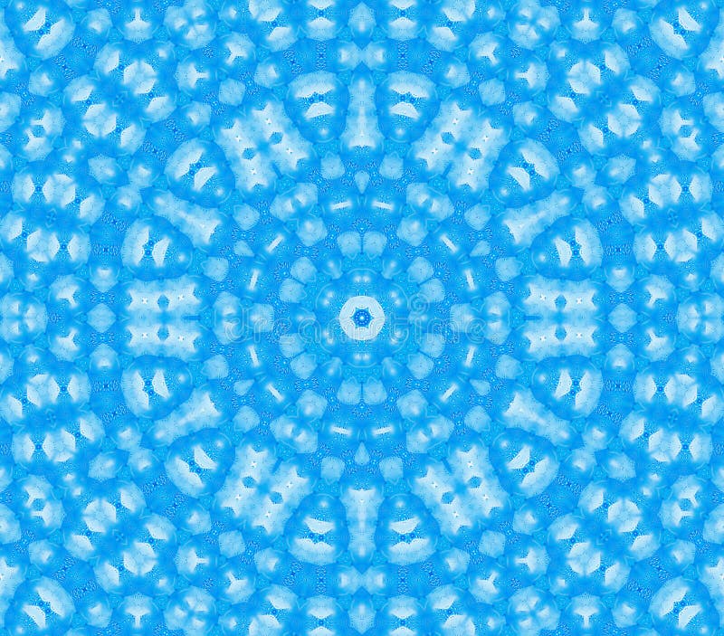 Blue Abstract Natural Pattern Stock Illustration - Illustration of ...