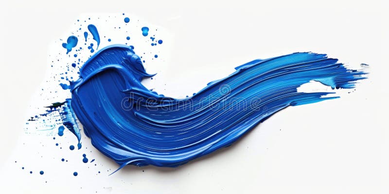Blue Abstract Paint Splatter Stock Image - Image of abstract, colorful ...