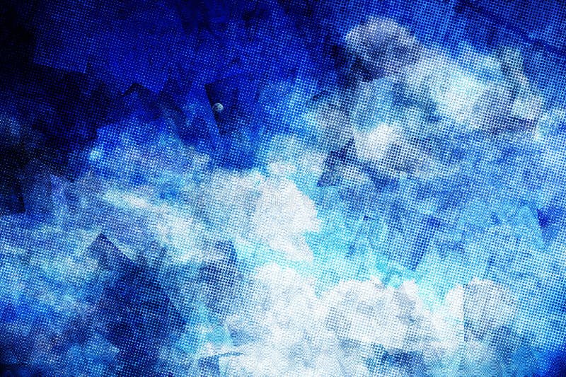 Blue Abstract Painting Artistic Graphic Background Stock Illustration ...