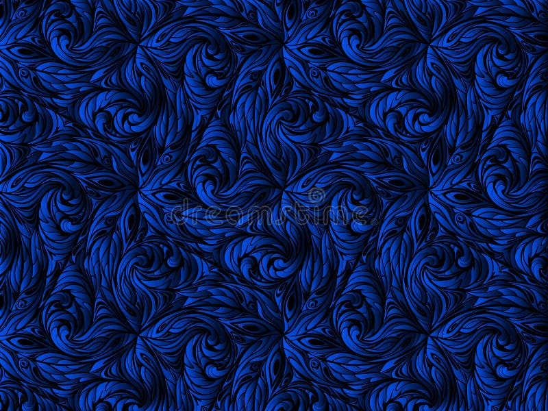 Blue abstract pattern stock illustration. Illustration of dark - 133613743