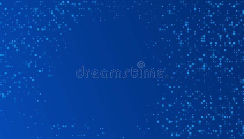 Blue Abstract Pixel Background for Business Design. Vector Illustration ...