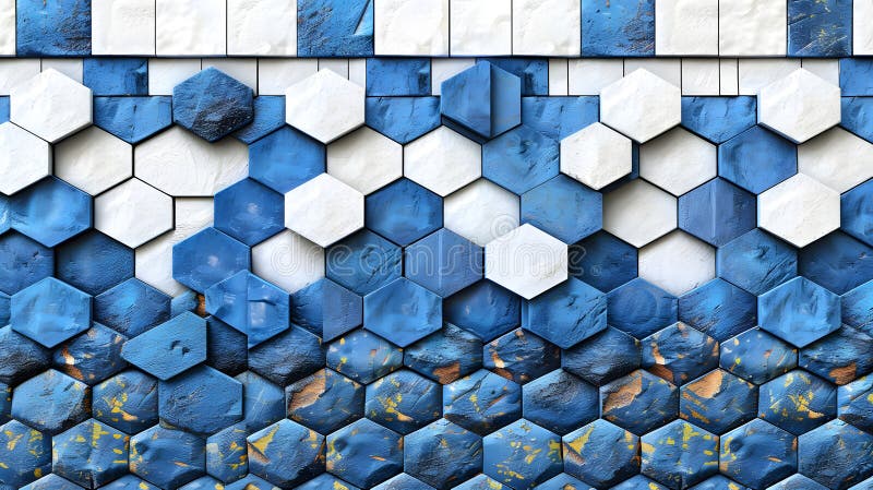 Blue Abstract Polygon Elegant on Blue Background High Quality Photo ...