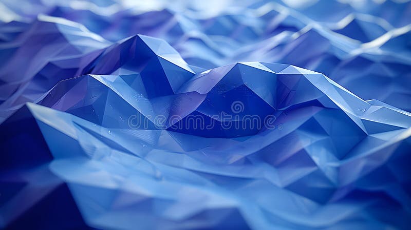 Blue Abstract Polygon Elegant on Blue Background High Quality Photo ...