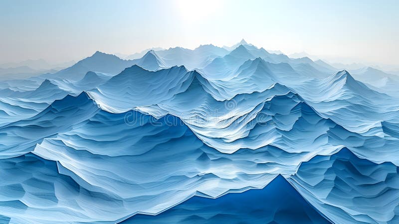 Blue Abstract Polygon Elegant on Blue Background High Quality Photo ...