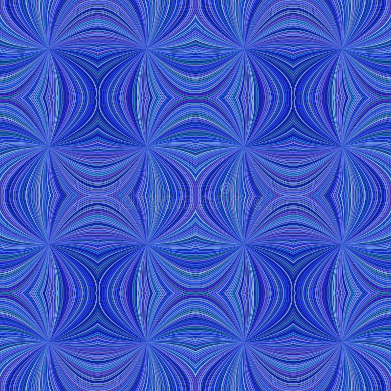 Blue Abstract Psychedelic Seamless Striped Vortex Pattern Background ...