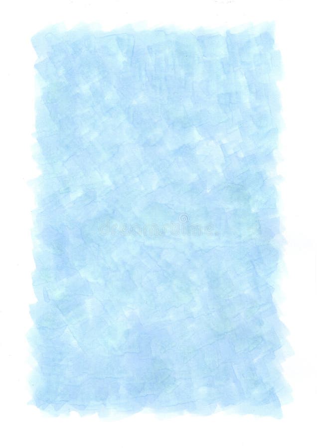 Blue Abstract Rectangle in Watercolour. Stock Illustration ...