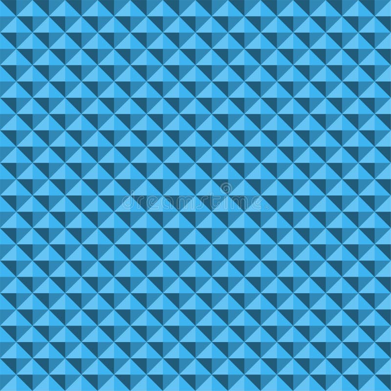 Blue Abstract Relief Pyramid Texture Seamless Pattern Stock Vector ...