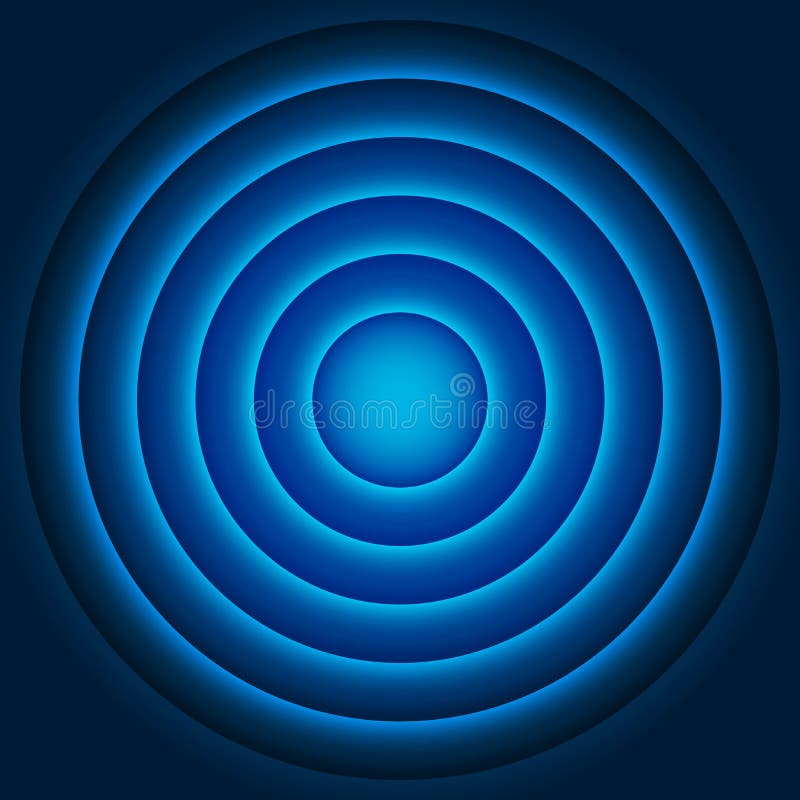 Blue Abstract Round with Gradient Stock Vector - Illustration of comic ...