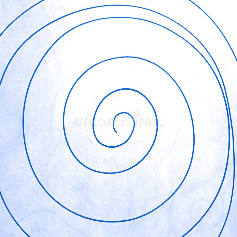 Blue Abstract Scribble Template. Random Pencil Stock Illustration ...