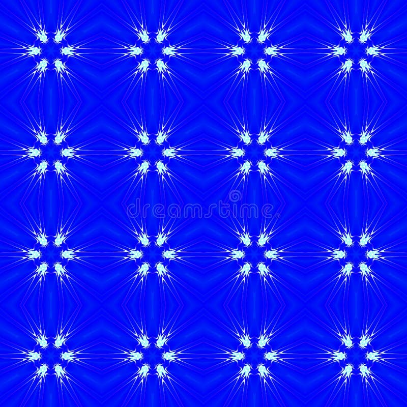 Blue Abstract Seamless Pattern Background Stock Illustration ...