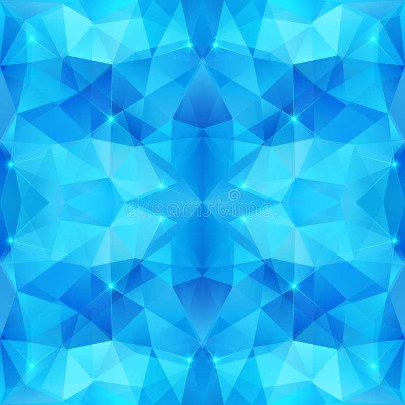 Blue Abstract Vector Shining Ice Background Stock Vector - Illustration ...