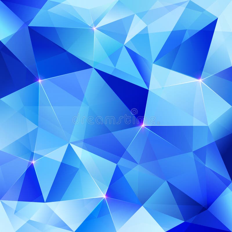 Blue Abstract Vector Shining Ice Background Stock Vector - Illustration ...