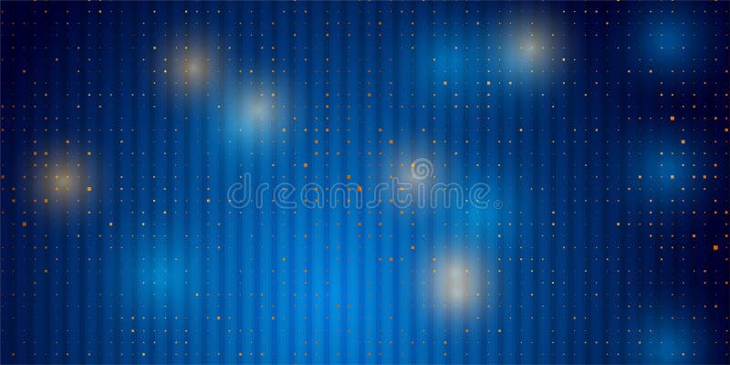 Blue Abstract Shiny Background with Small Golden Dots Stock Vector ...