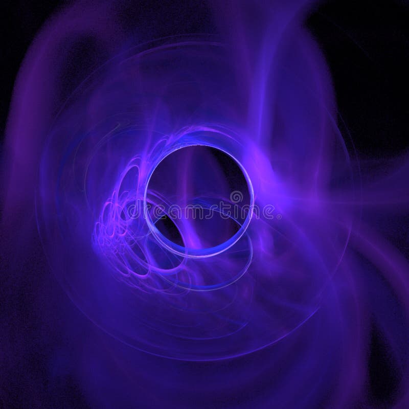 Blue Abstract Spherical Linear Pattern on Black Background, Wallpaper ...